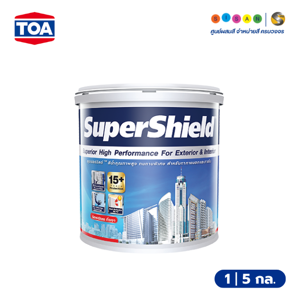 TOA ทีโอเอ ซุปเปอร์ชิลด์ สีน้ำอะคริลิก ชนิดกึ่งเงา #G100 – Sisan