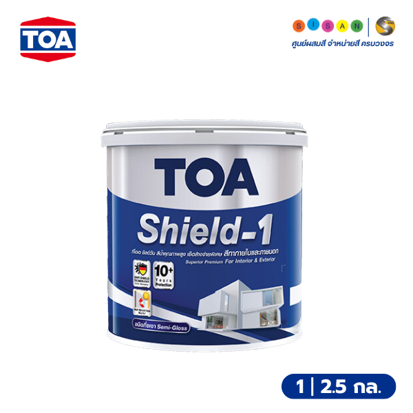 TOA ทีโอเอ ชิลด์ วัน ภายนอก ชนิดกึ่งเงา (เบสA) – Sisan