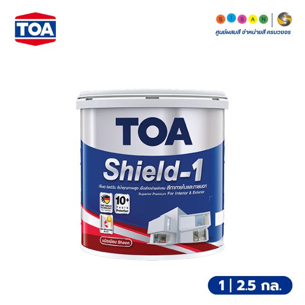 TOA ทีโอเอ ชิลด์ วัน ภายนอก ชนิดเนียน (เบสA) – Sisan